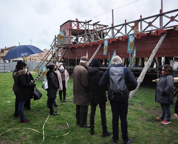 Liburna, sopralluogo con direttore parco archeologico - QFiumicino.com